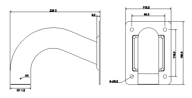 Dahua PFB300S Dome Kamera Duvar Tipi Montaj Ayağı - 12.00 Dolar + KDV